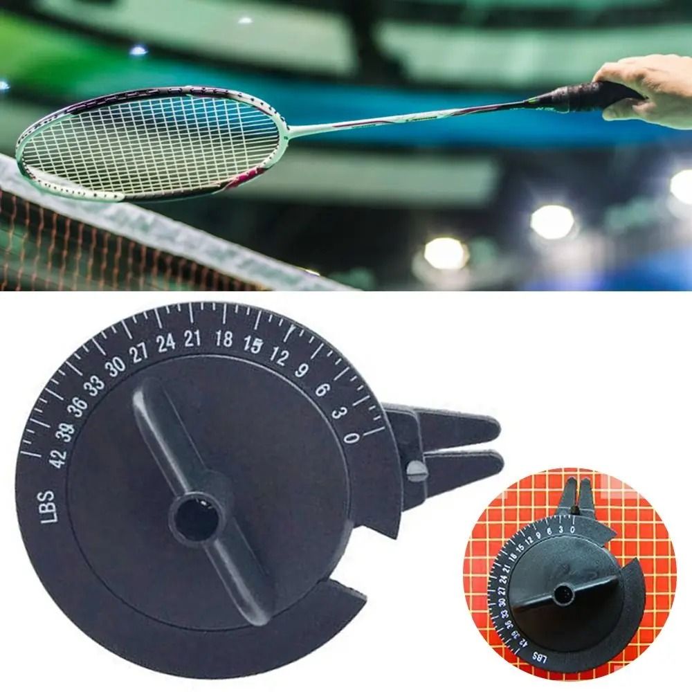 Clear Reading Badminton Racket String Tension Gauge Tennis Racquet ...