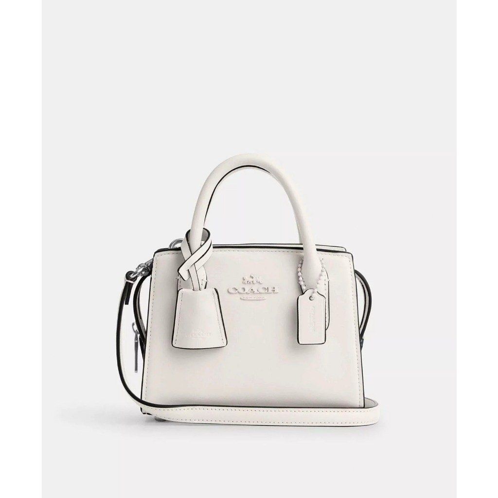 Coach Mini Andrea Crossbody Bag White, Barang Mewah, Tas & Dompet di ...
