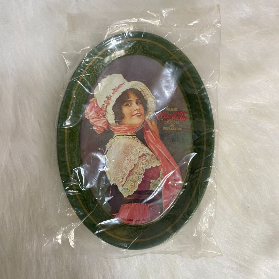 Cocal Cola Vintage Collectibe Small Tin Tray, Hobbies & Toys ...