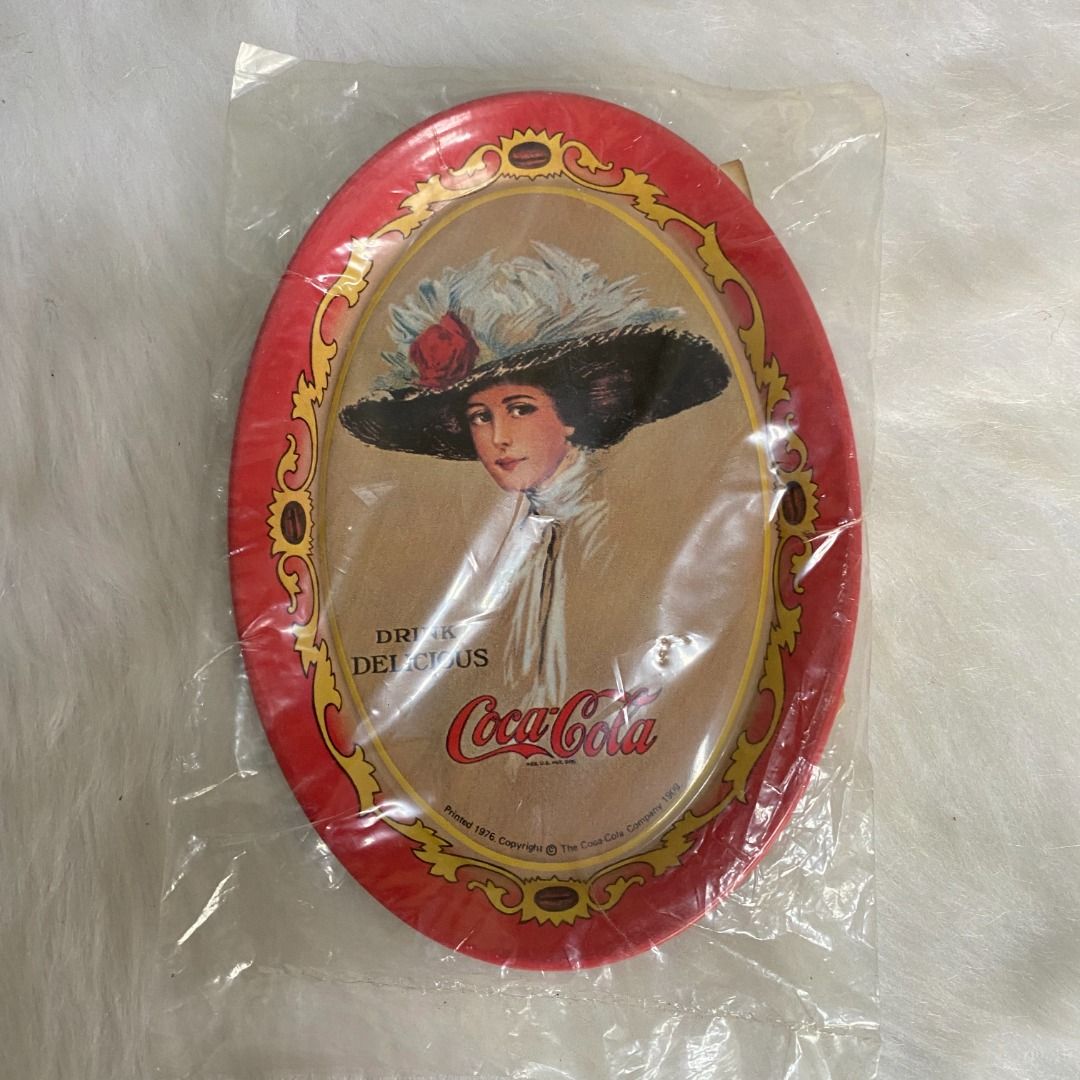 Cocal Cola Vintage Collectibe Small Tin Tray, Hobbies & Toys ...