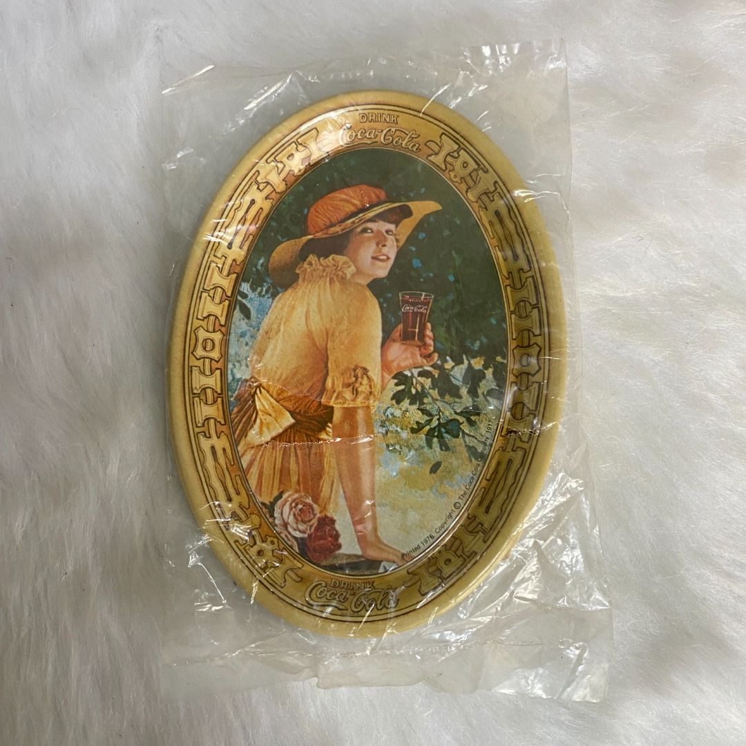 Cocal Cola Vintage Collectibe Small Tin Tray, Hobbies & Toys ...