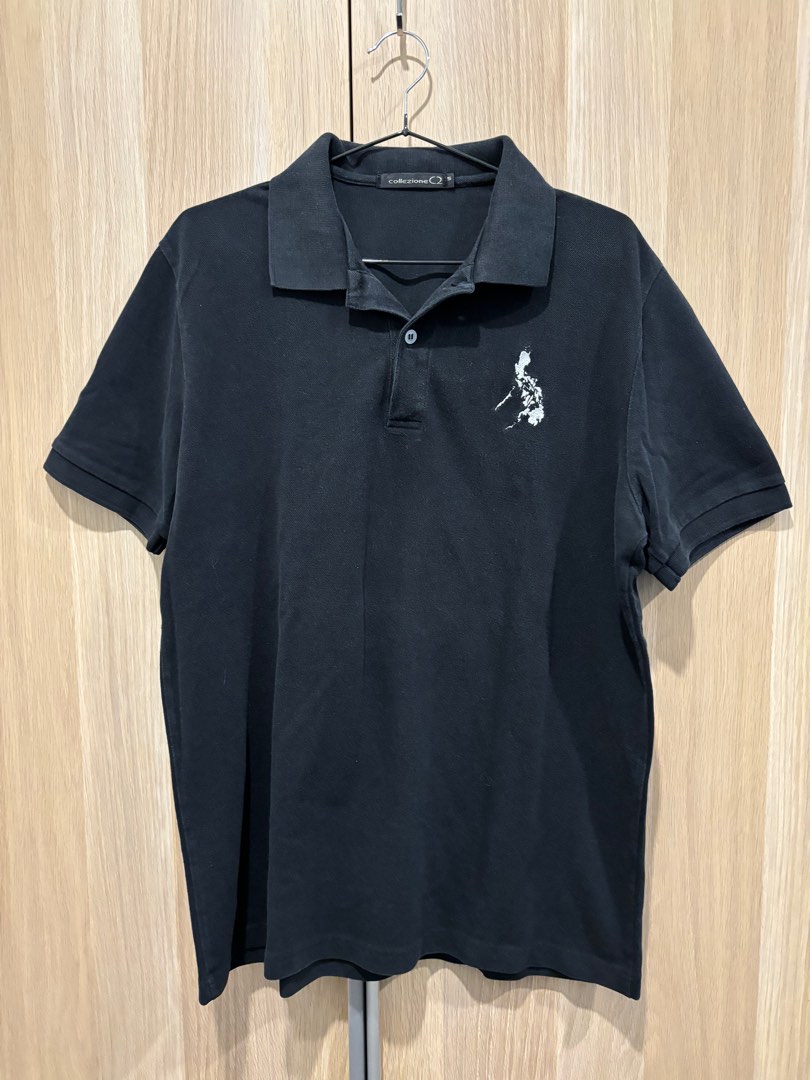 Collezione C2 Philippine map black polo shirt, Men's Fashion, Tops ...
