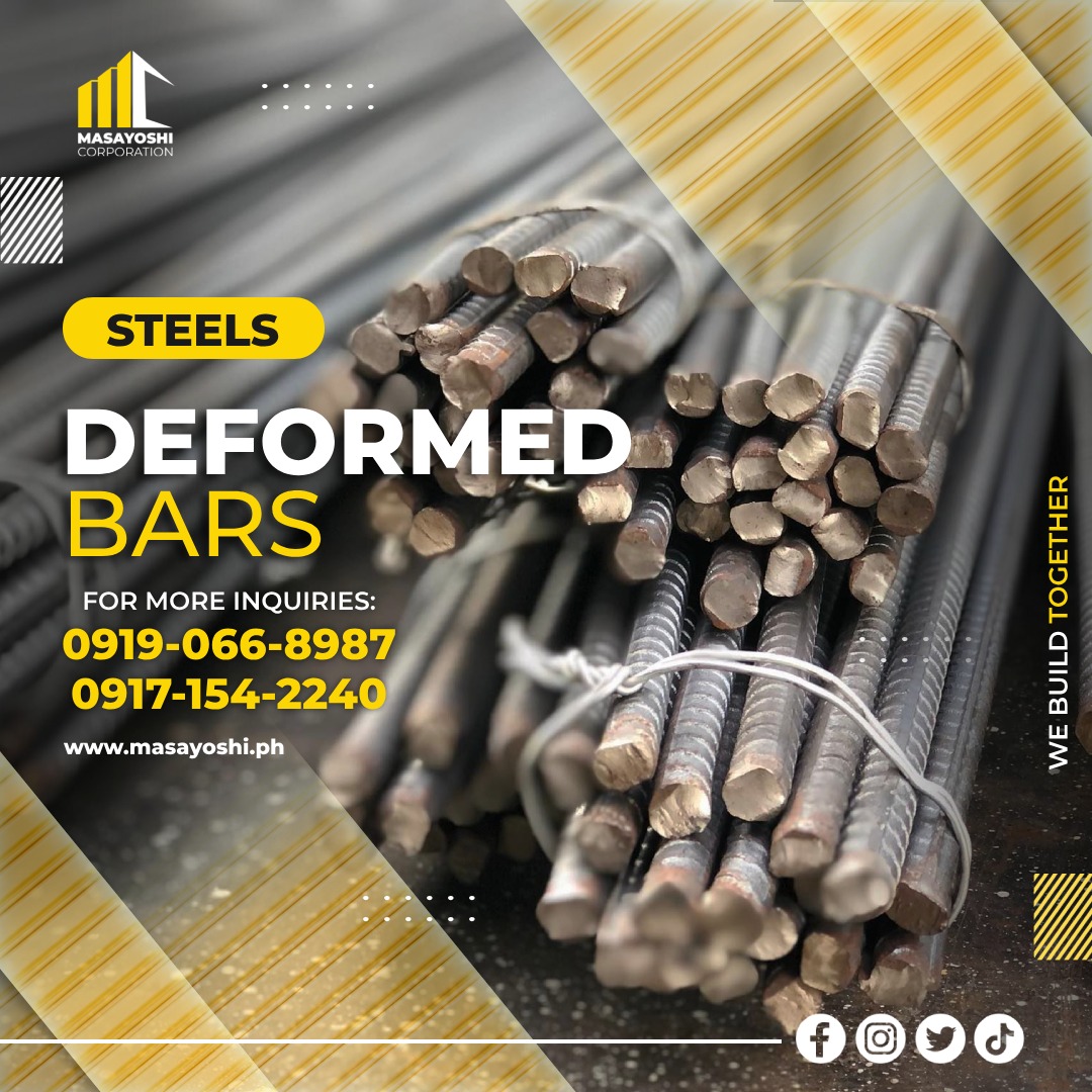 Deformed Bar 9mm x 6m | Rebar | RSB | Deform Bar | Reinforcement Bar ...