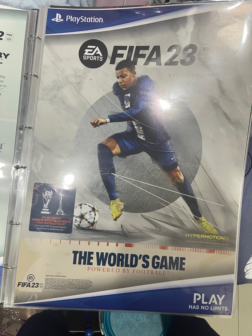 FIFA 23 PlayStation Official Poster, Video Gaming, Video Games ...