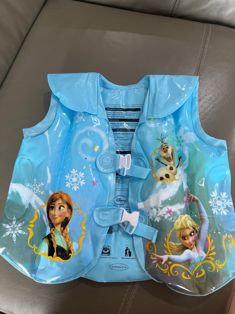 Frozen swim vest, Babies & Kids, Babies & Kids Fashion on Carousell
