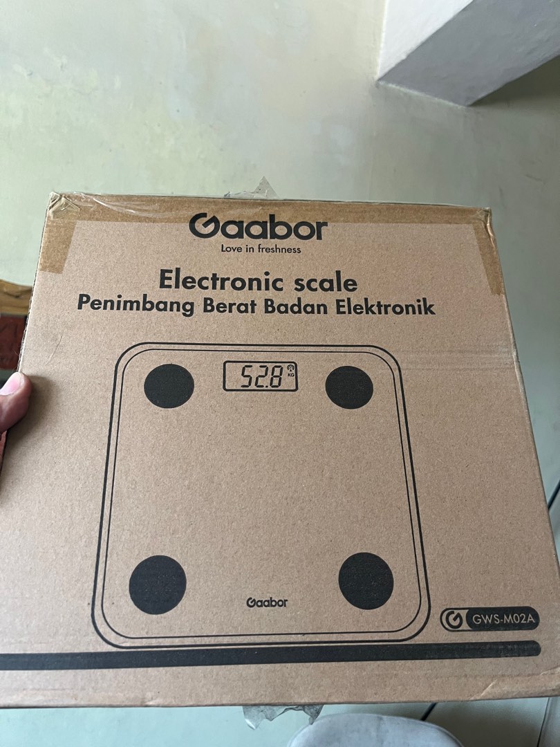 Gaabor Electronic Weighing Scale, Health & Nutrition, Health Monitors ...