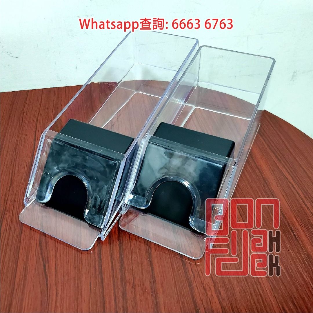 GM008-63 啤牌派牌機 Acrylic Poker Dealer / Card Shoe 專業到同大場一樣咁pro 過吹牌癮 兩個尺寸: 可最多容納 6幅牌 德州撲克必備, 興趣及遊戲 ...