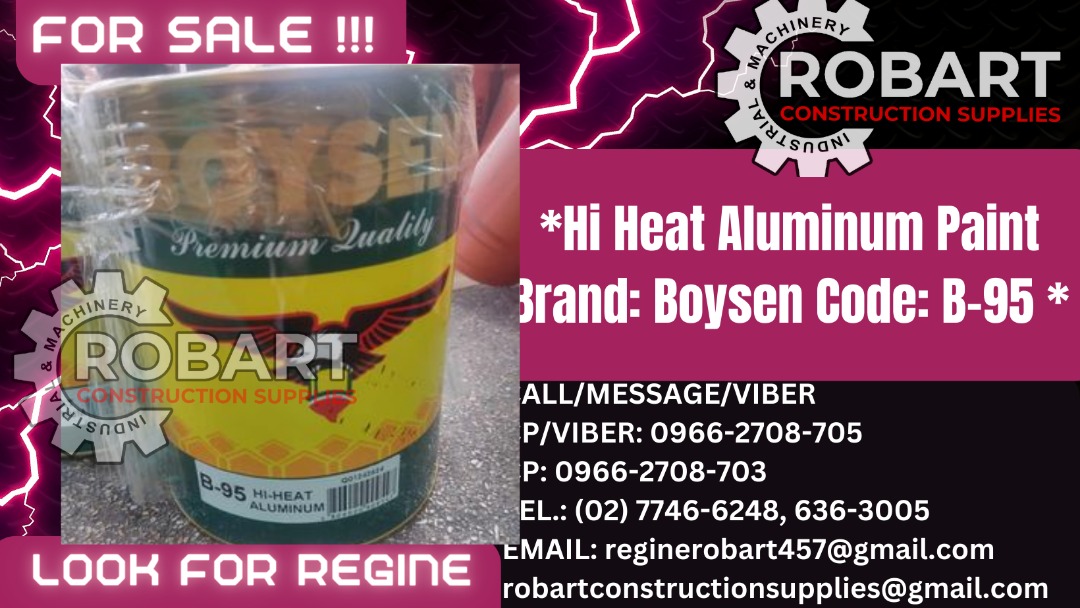 *Hi Heat Aluminum Paint Brand: Boysen Code: B-95 *, Commercial ...