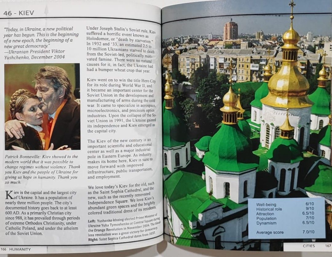 HUMANITY CITIES. THE WORLD'S TOP 100 MEANINGFUL CITIES, Hobbies & Toys ...