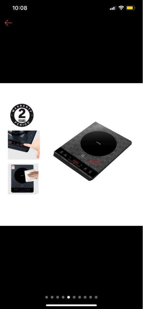 Induction Cooker Electrolux (NEW), TV & Home Appliances, Kitchen ...