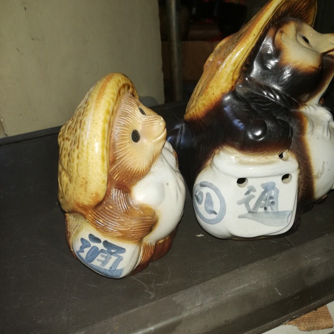 japanese tanuki, ceramic, Hobbies & Toys, Toys & Games on Carousell