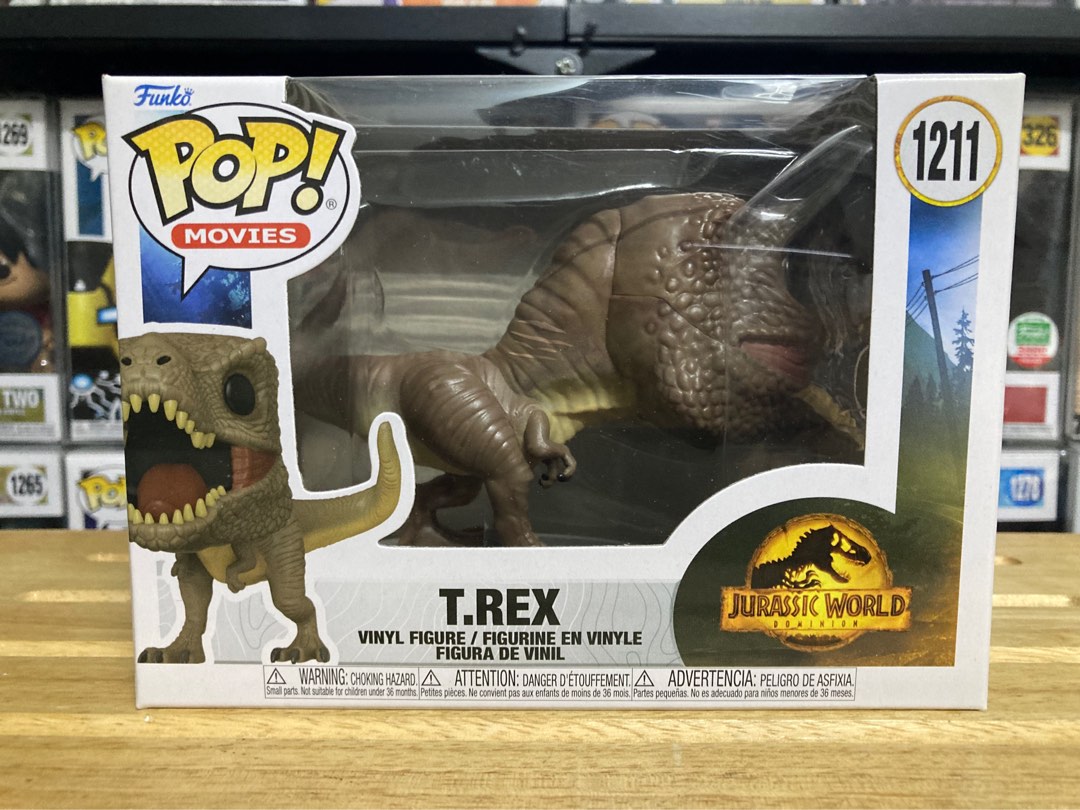 Jurassic World T-Rex Funko Pop, Hobbies & Toys, Toys & Games on Carousell