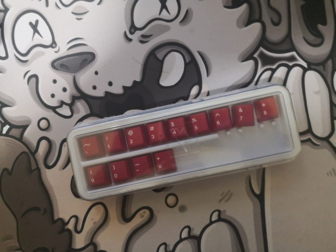 Keykobo Red Alert Accent keycap for GMK EPBT MT3 CRP JTK, Computers ...