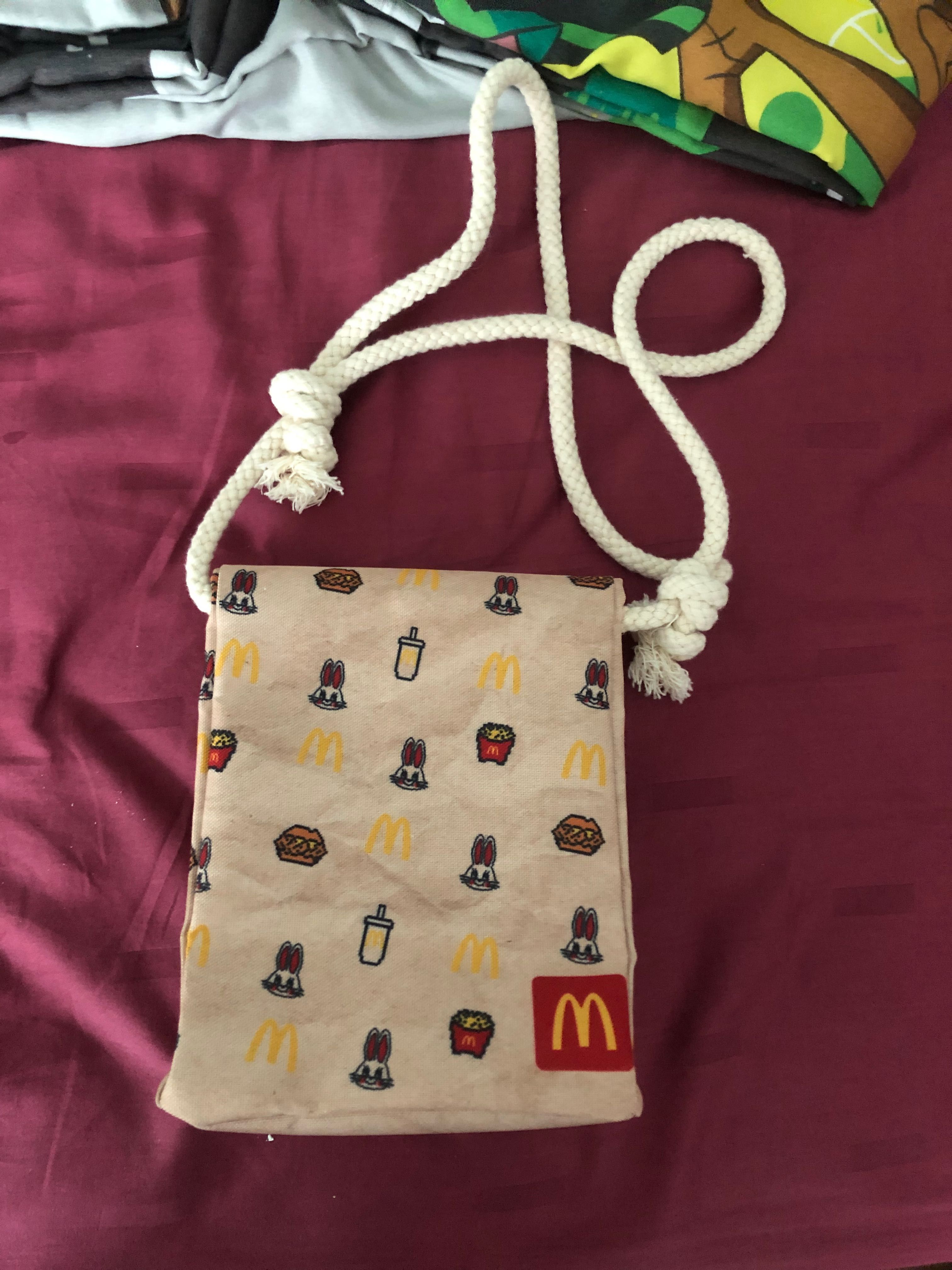 MCDONALDS NEW JEANS BAG, Men's Fashion, Bags, Sling Bags on Carousell