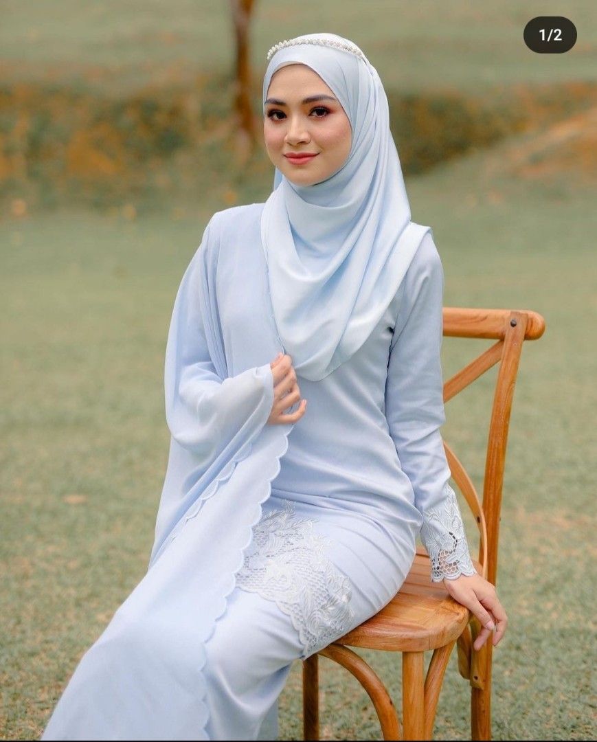 Minimalace kesuma kurung, Women's Fashion, Muslimah Fashion, Baju Kurung & sets on Carousell