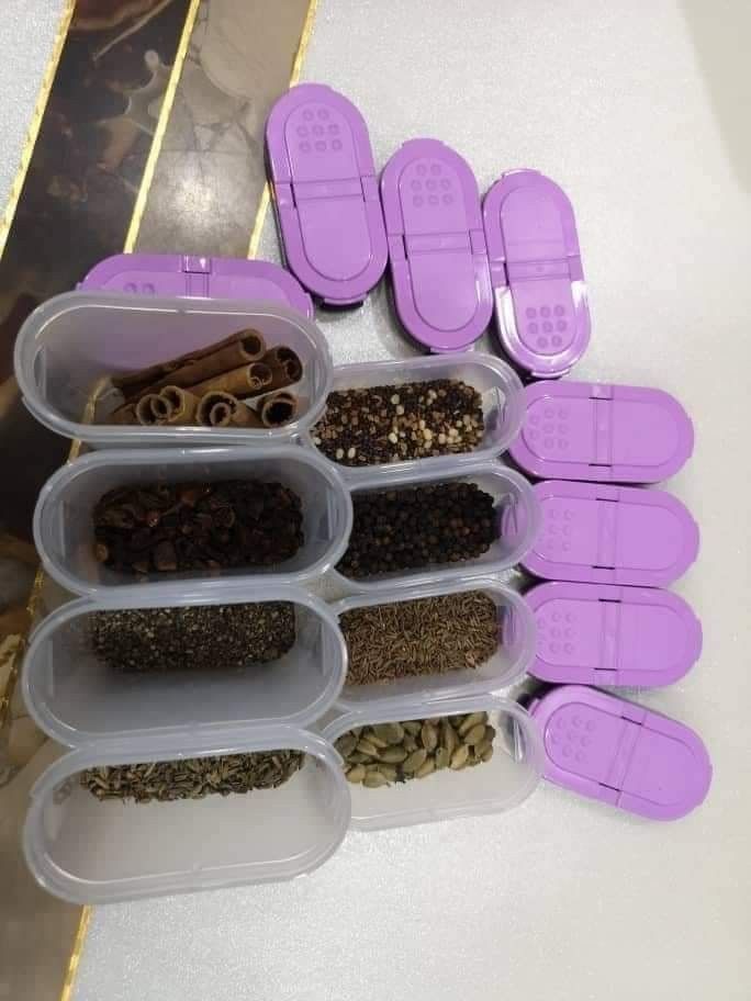 Modular spice tupperware 8biji, Furniture & Home Living, Kitchenware ...