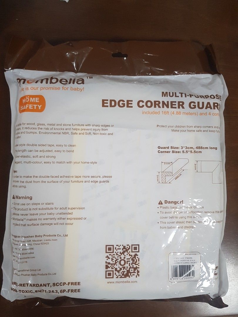 Mombella Multi-Purpose Edge Corner Guard/ Protection 16 ft (4.88 meters ...
