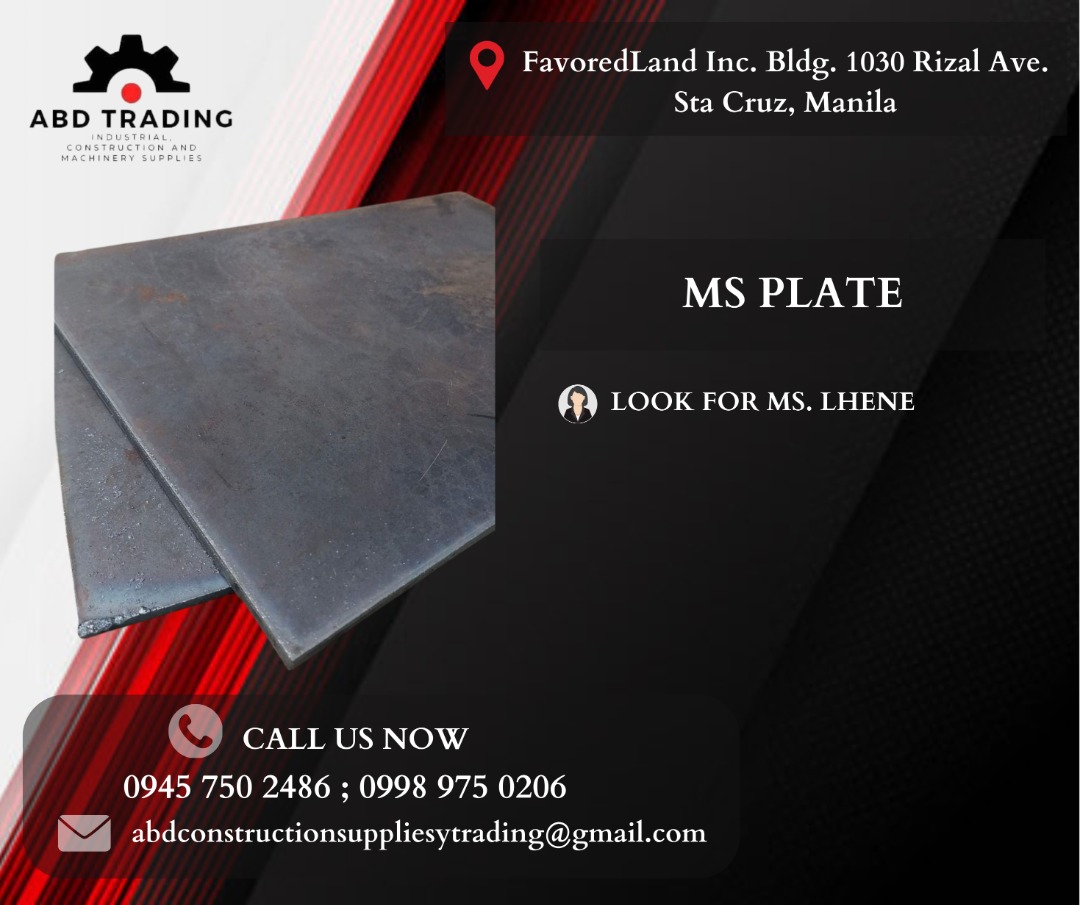 MS PLATE, Commercial & Industrial, Construction Tools & Equipment on ...