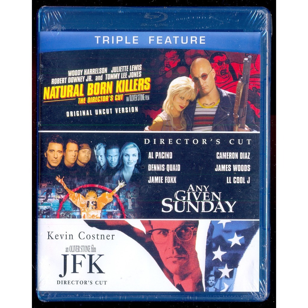 Natural Born Killers / Any Given Sunday / JFK - Triple Feature - New ...