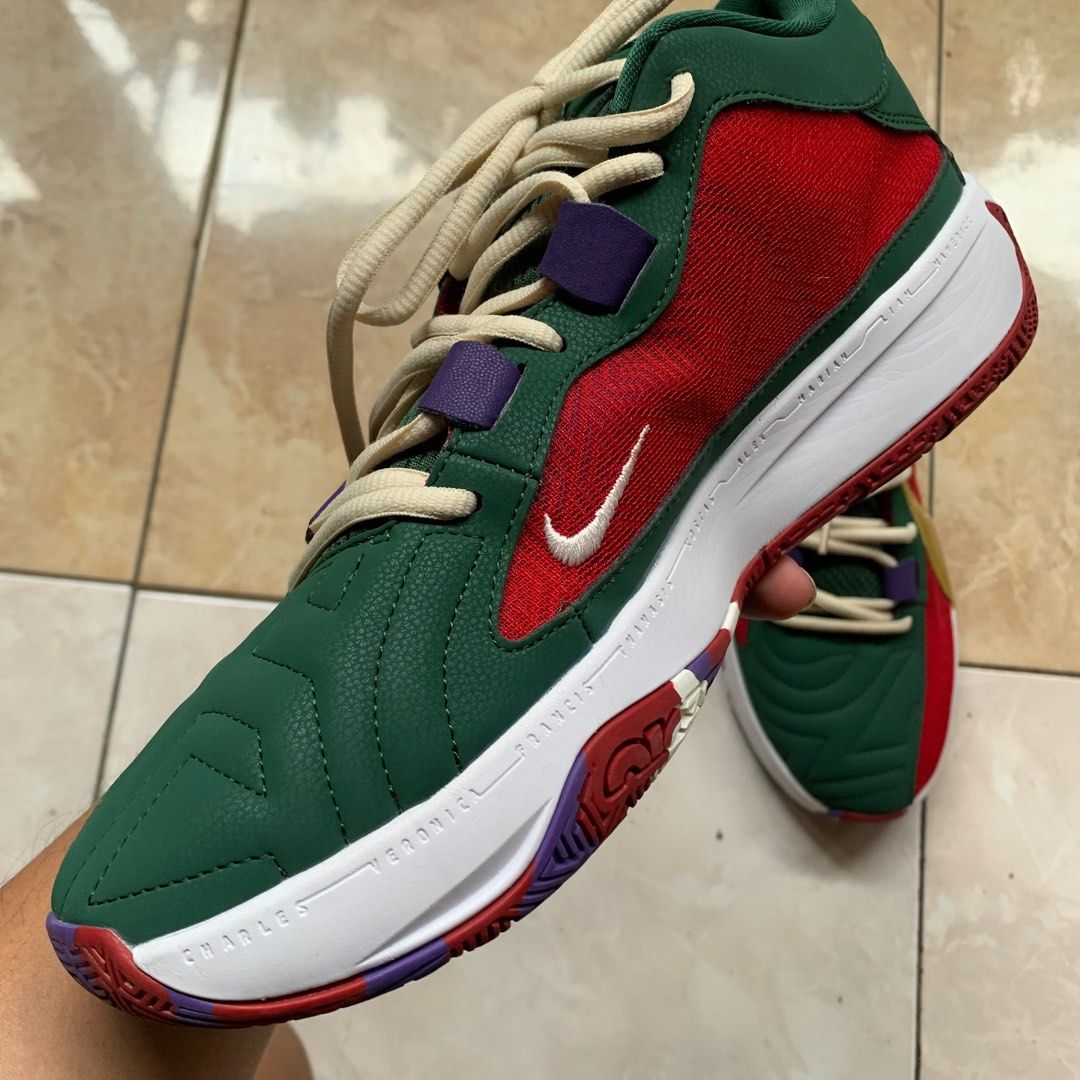 Nike Basketball Zoom Freak 5 EP Keep It A Buck, Fesyen Pria, Sepatu ...