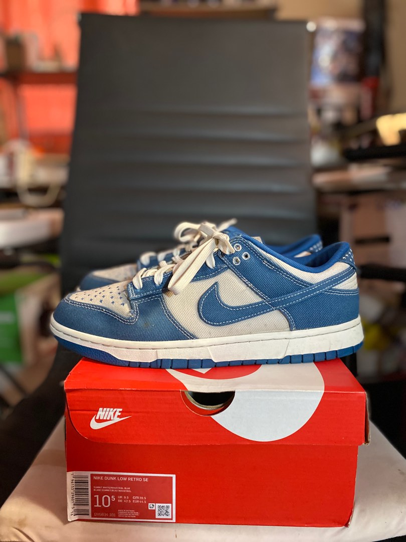 Nike Dunk Low Sashiko, Men's Fashion, Footwear, Sneakers on Carousell