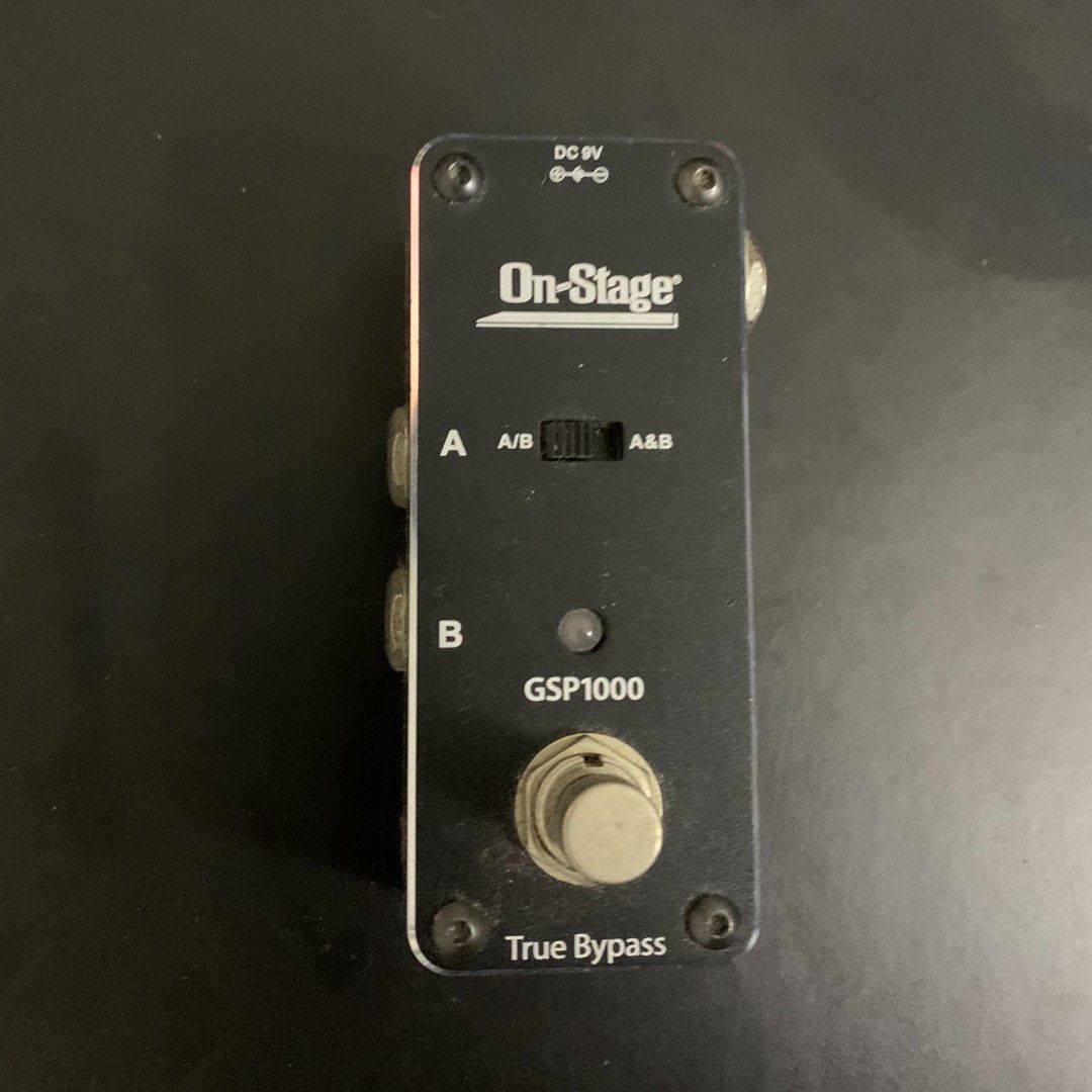On Stage GSP1000 ABY Signal Splitter / Line Switcher Effect Guitar ...