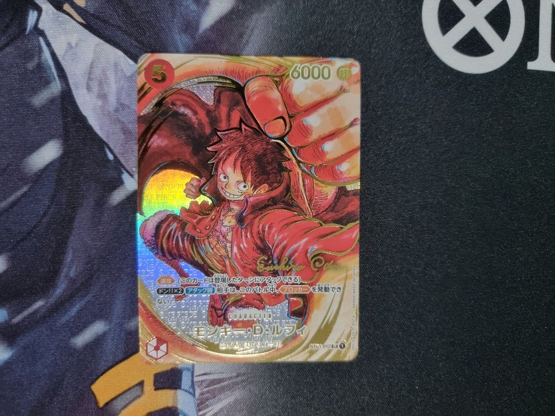 One Piece Card Luffy Anniversary Oda Signature, Hobbies & Toys, Toys ...
