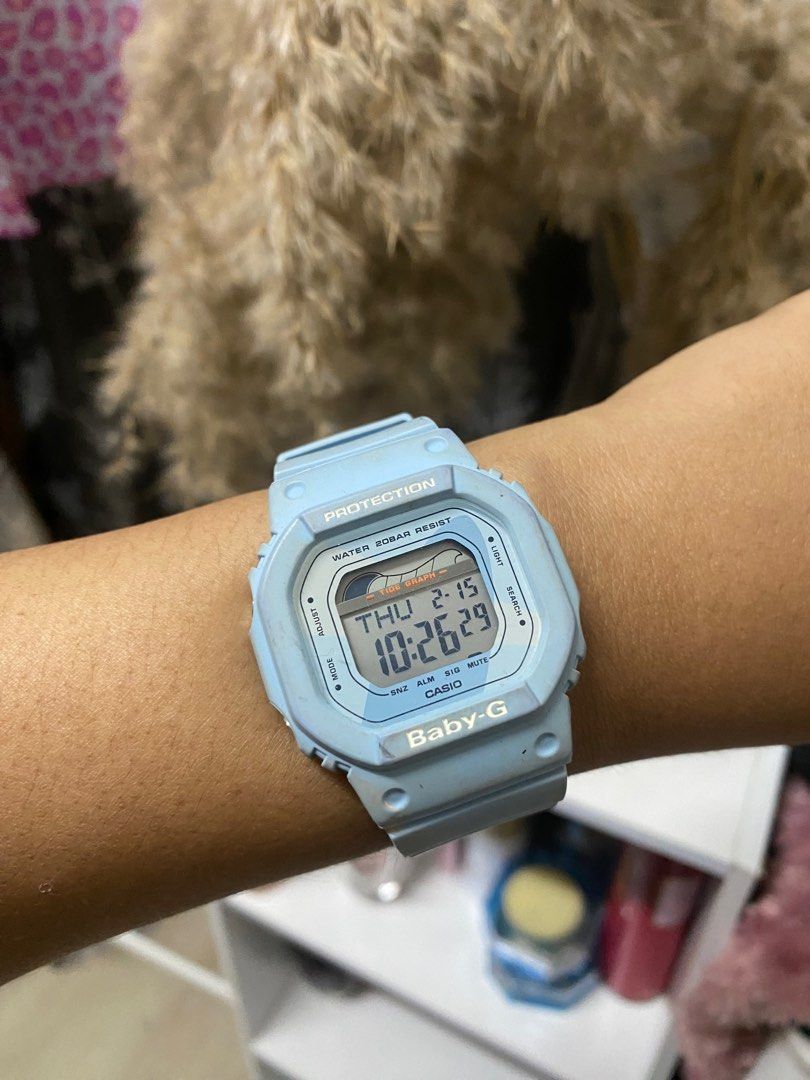 Original Baby G baby blue, Women's Fashion, Watches & Accessories ...
