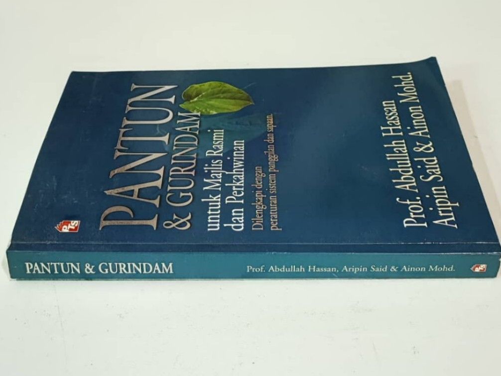 PANTUN & GURINDAM untuk Majlis Rasmi dan Perkahwinan, Hobbies & Toys ...