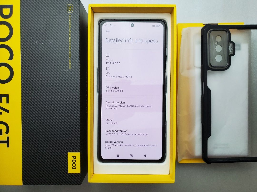 Poco F4 GT 5G 12/256 NTC Approved Dual SIM Global Version Complete with ...