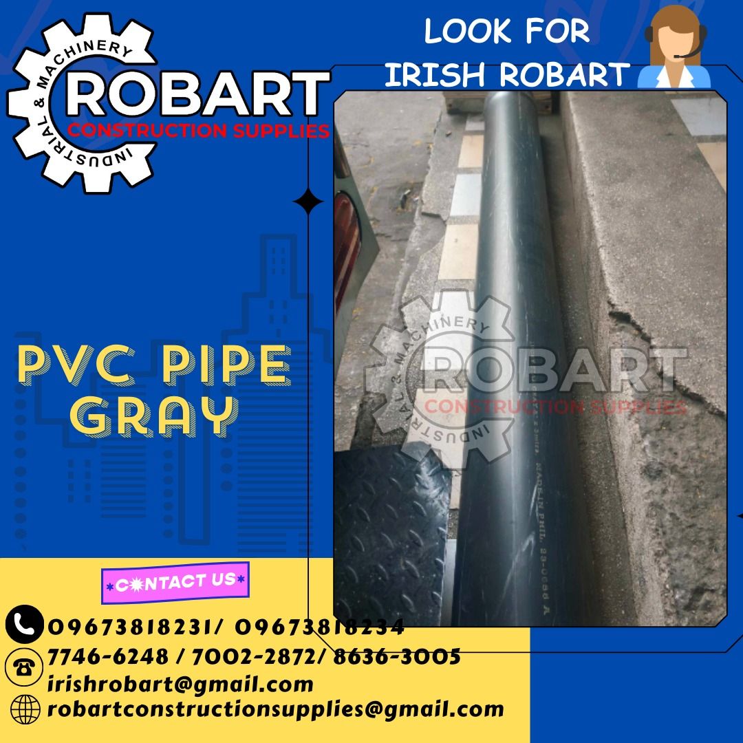 pvc pipe gray, Commercial & Industrial, Construction Tools & Equipment ...