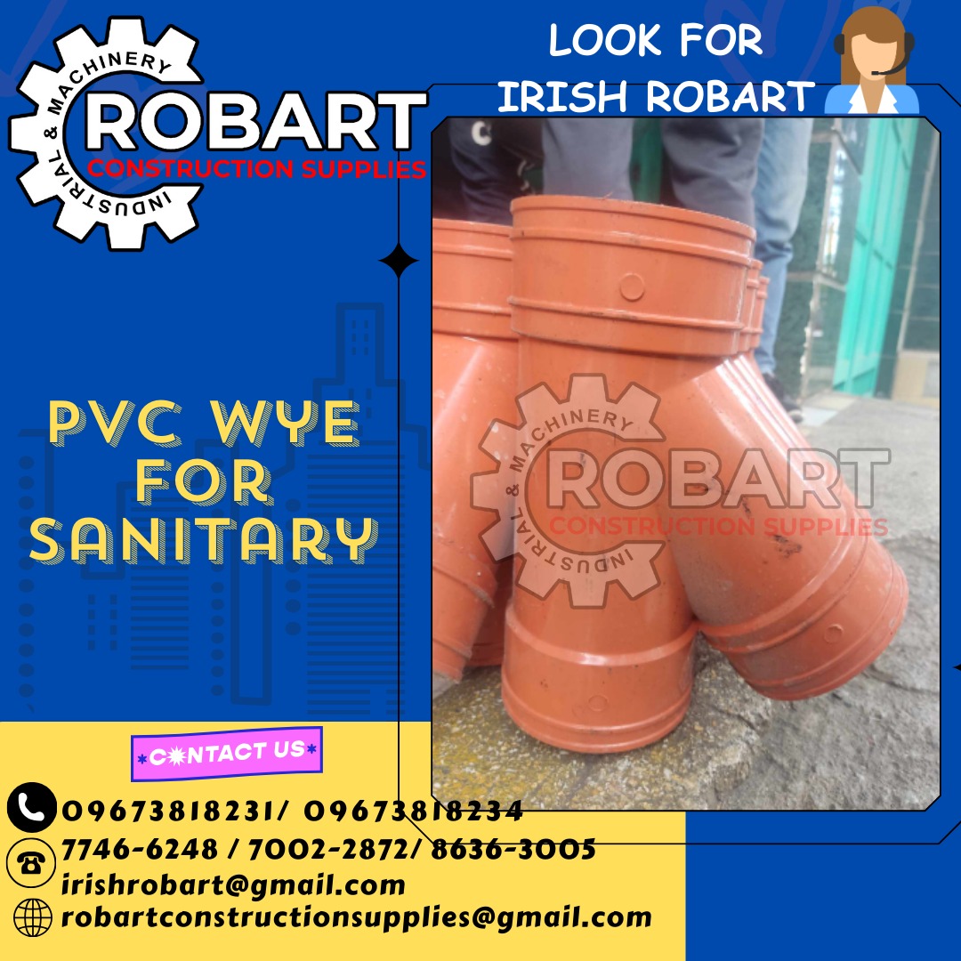 PVC Wye for Sanitary, Commercial & Industrial, Construction Tools ...