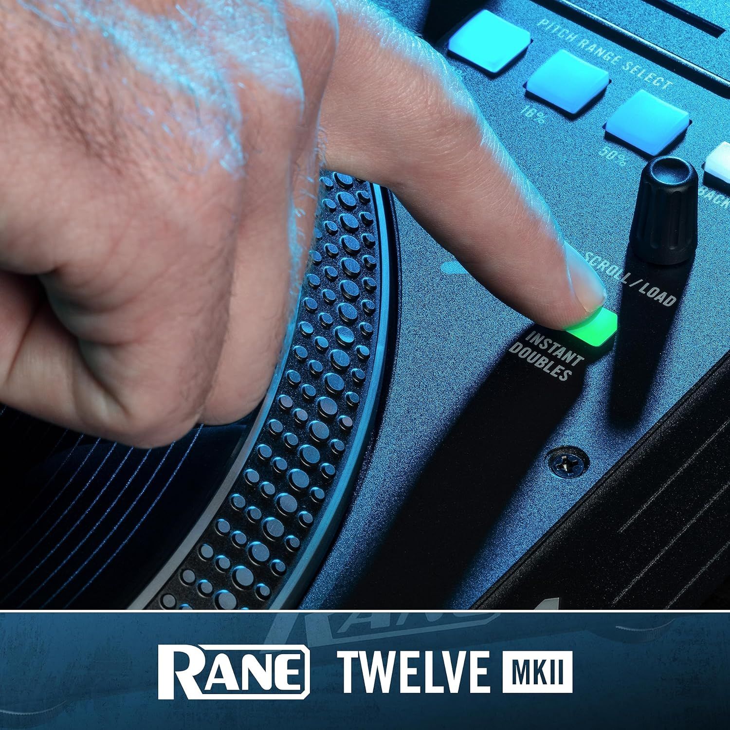 RANE DJ Twelve MKII | 12-Inch Motorized Vinyl Like MIDI Turntable with ...