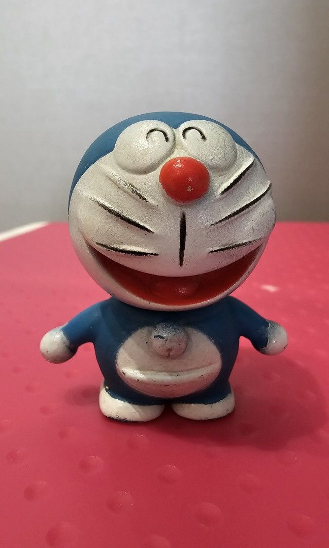 Rare vintage mini 'uncopyright' doraemon sofubi with slight blemish at ...
