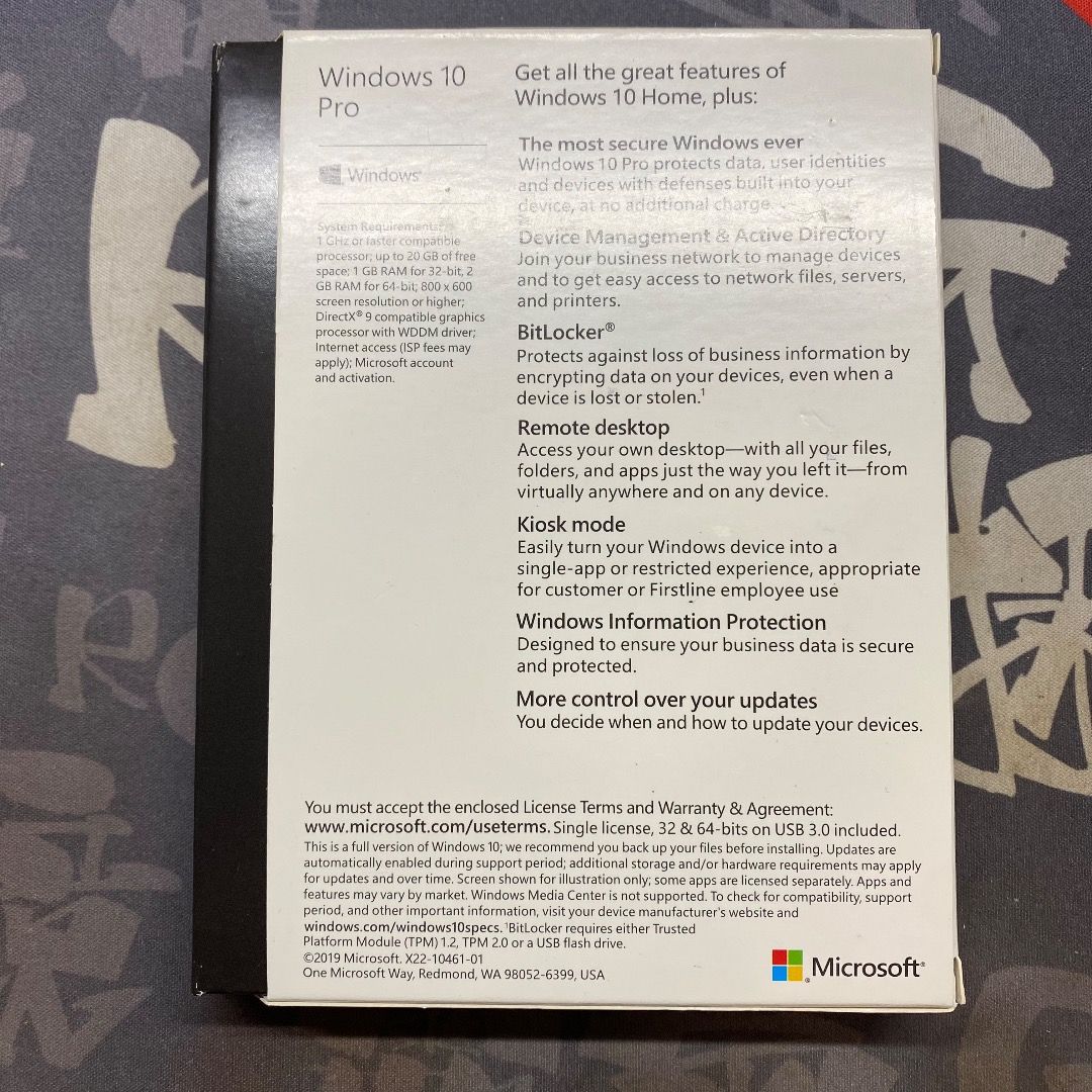[Retail USB] Microsoft Windows 10 Pro (English) Win10 専業版 Win 10 ...