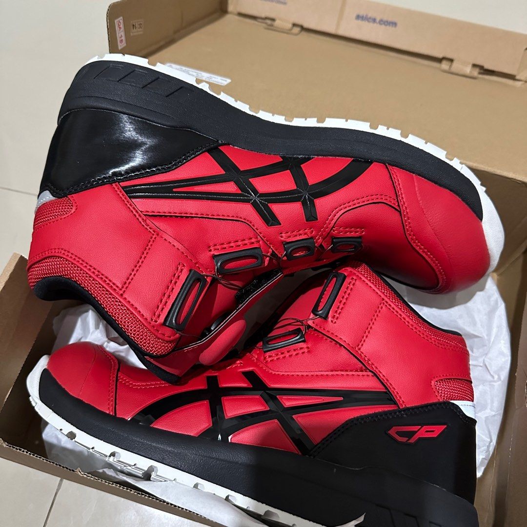 Safety Shoes Asics 1271A030.600 Winjob CP304 BOA Classic Red x Black ...