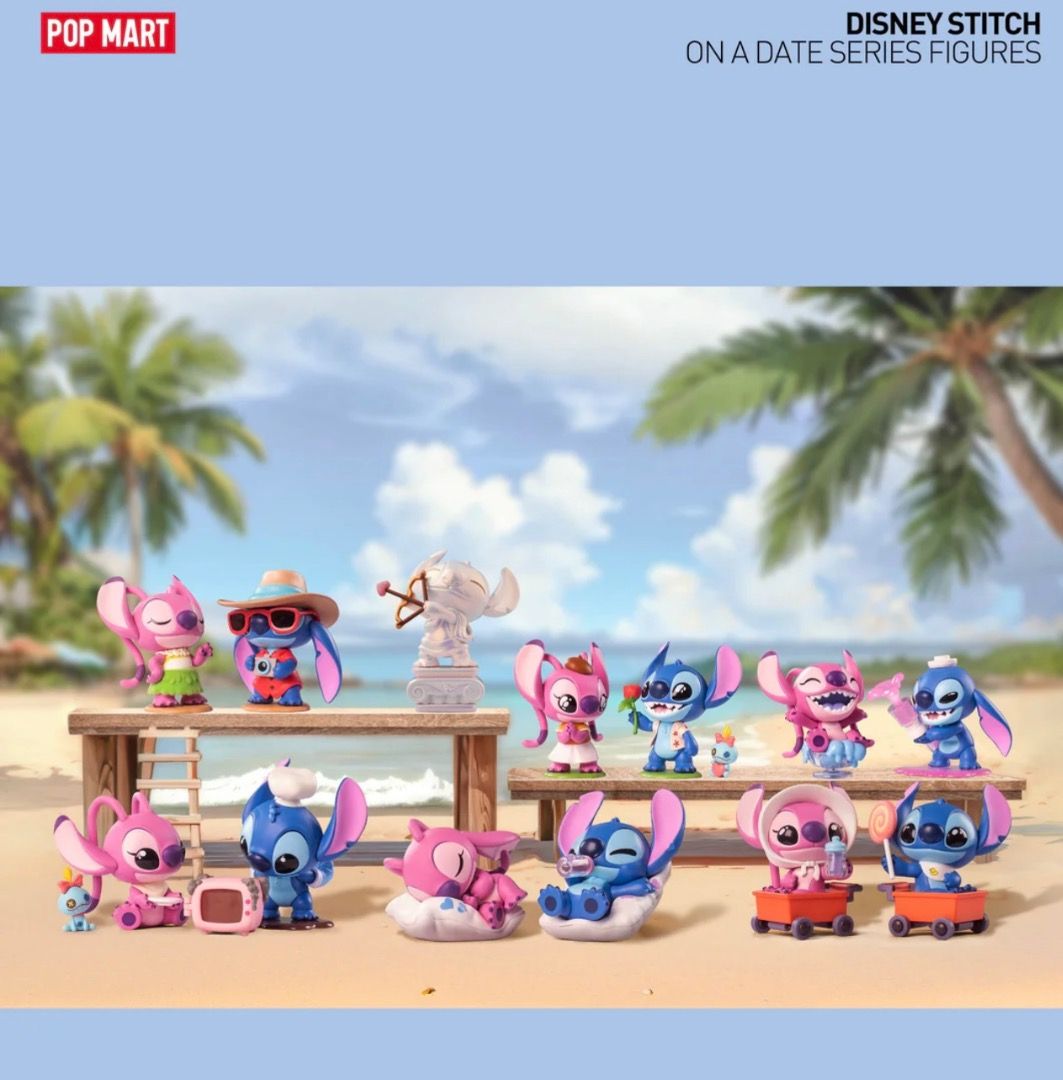 Sealed random / FULL SET - authentic Popmart Angel Angela and stitch on ...