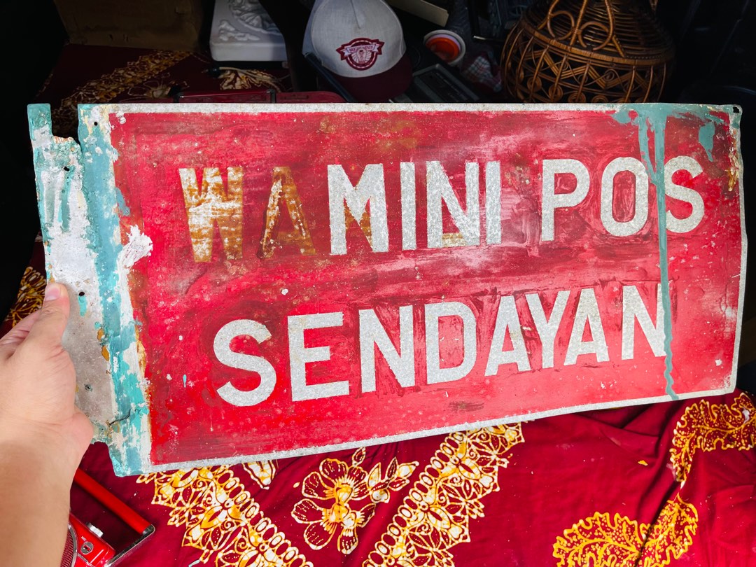 Sign mini pos sendayan, Hobbies & Toys, Collectibles & Memorabilia ...