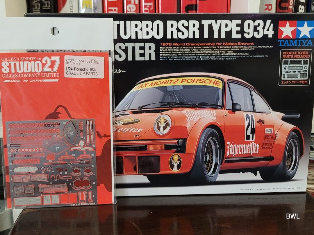 Tamiya Porsche Turbo RSR 934 + Studio27 Transkit 1/24 kit Ref#24328* ...