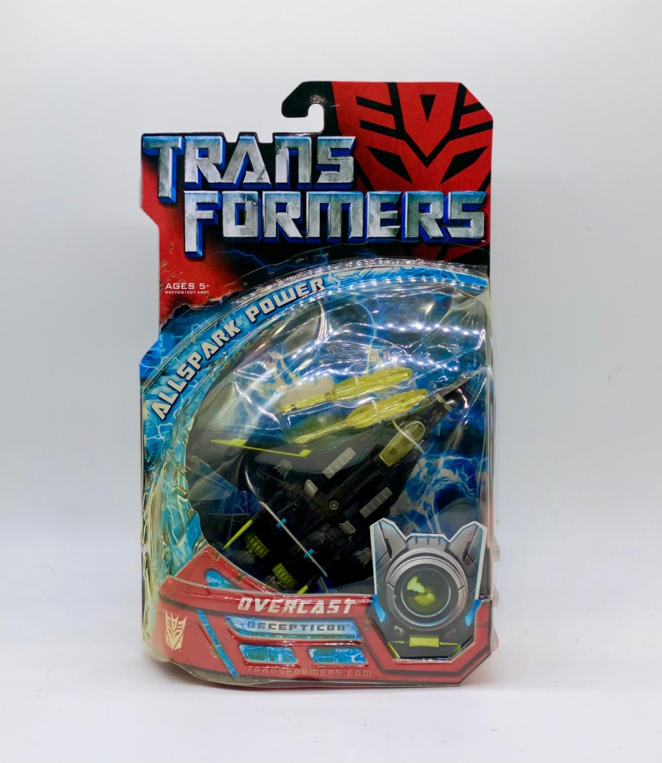TRANSFORMERS OVERCAST DECEPTICON JET ACTION FIGURE DELUXE CLASS ...