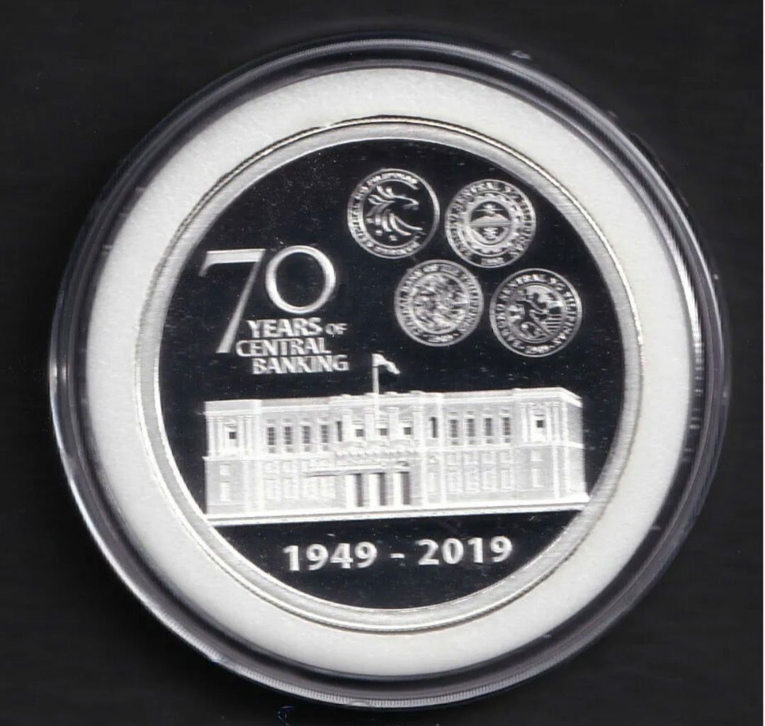 2019 Philippines 500 Peso BSP 70th Central Banking Commemorative Silver ...