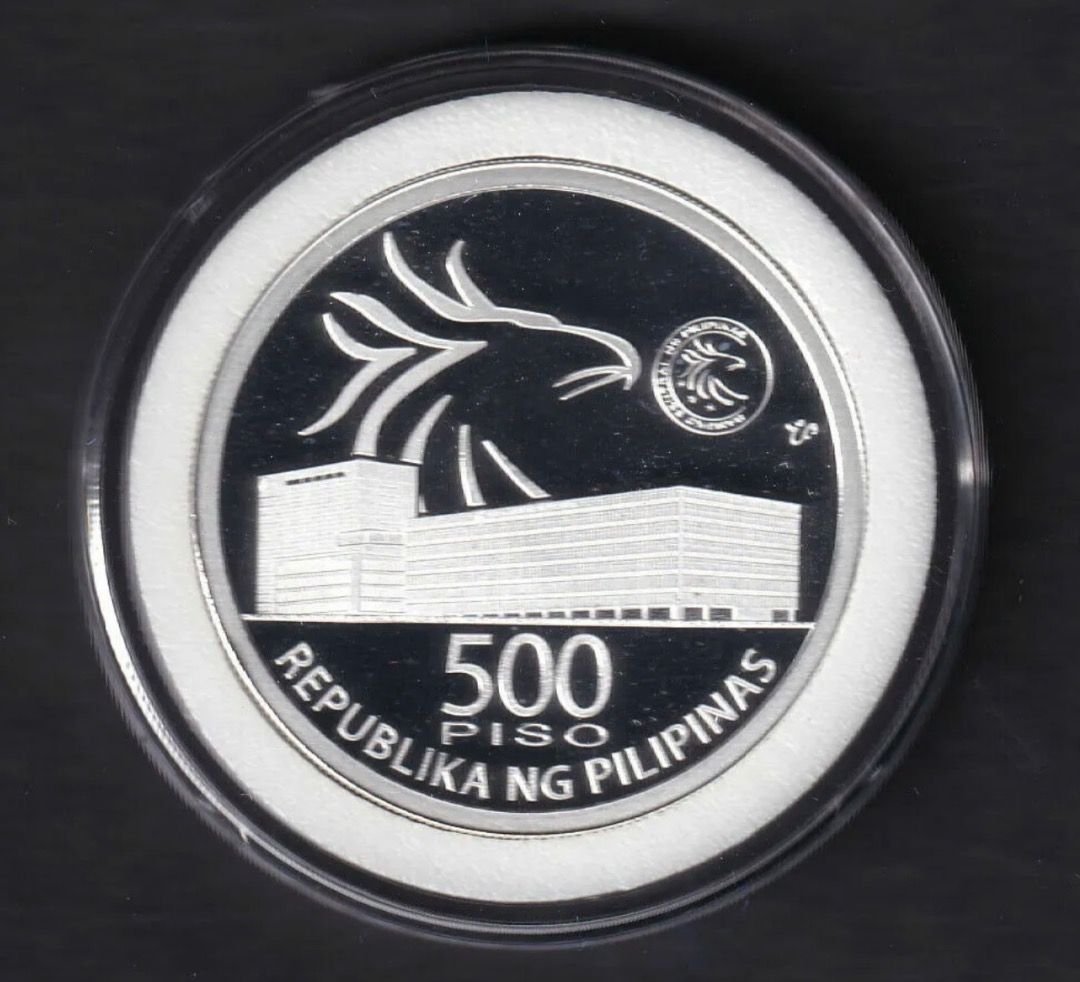 2019 Philippines 500 Peso BSP 70th Central Banking Commemorative Silver ...
