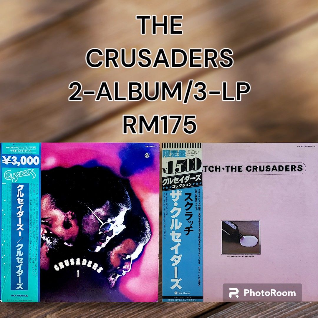 3 LP/ 2 ALBUM - THE CRUSADERS, Hobbies & Toys, Music & Media, Vinyls on ...