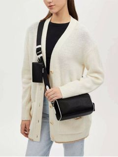 Coach Mini Gallery Crossbody Bag in Signature Canvas in Brown/Black ...