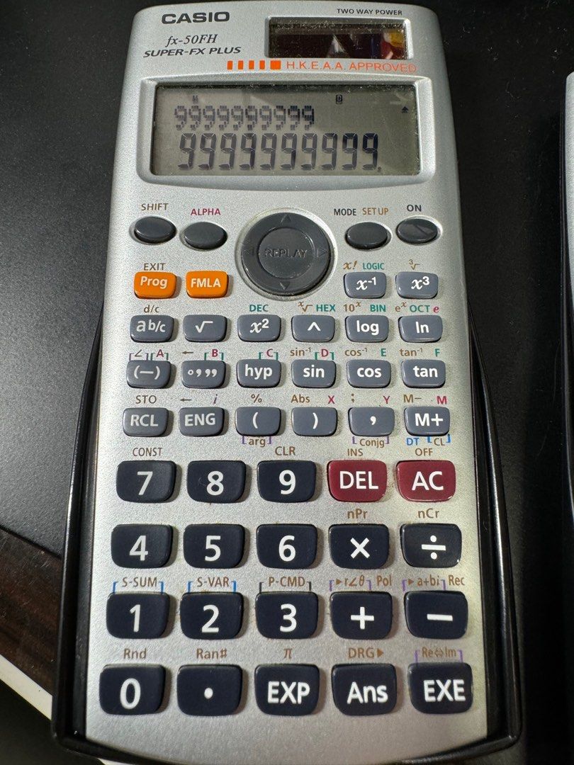 二手 Casio 計數機 Fx-50FH HKEAA Approved, 其他, 其他 - Carousell