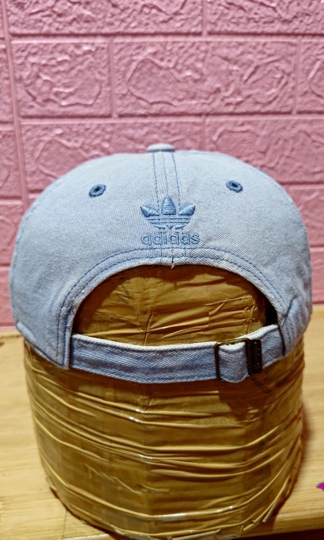 Adidas Trefoil Denim Wash Cap, Men's Fashion, Watches & Accessories ...