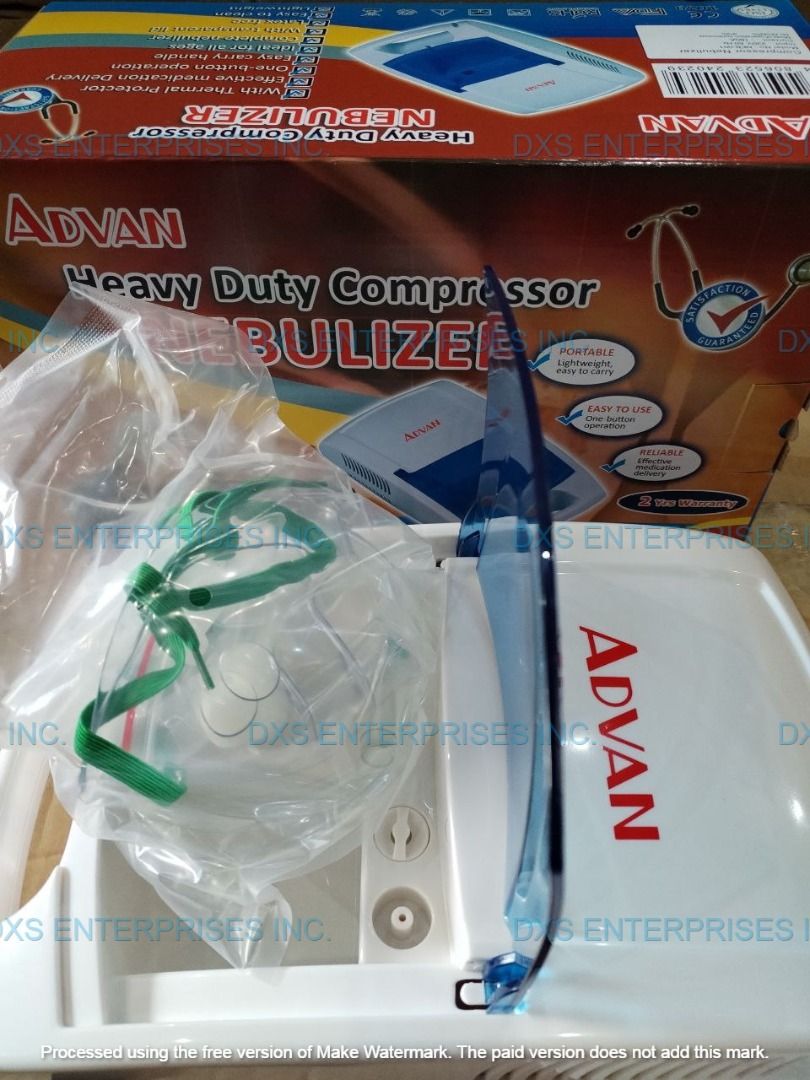 ADVAN HEAVY DUTY NEBULIZER COMPRESSOR- COMPLETE SET; ON STOCK, Health ...