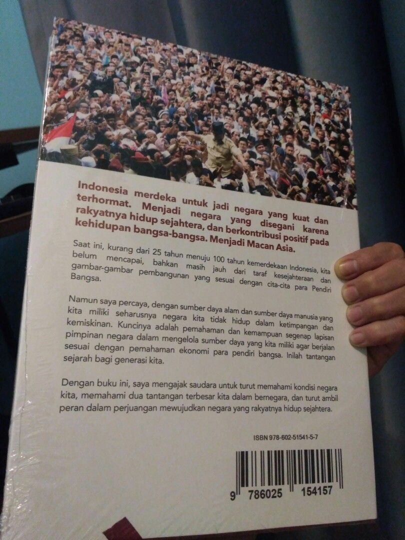 Buku Prabowo Subianto, Buku & Alat Tulis, Buku di Carousell