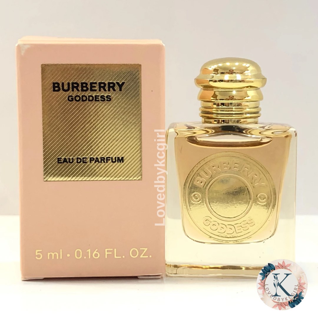 Burberry Goddess EDP Mini Perfume 5mL w box, Beauty & Personal Care ...