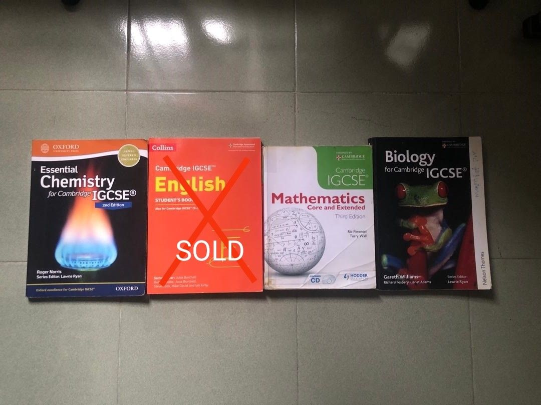 Cambridge IGCSE/ O Level Textbooks/ Coursebooks, Hobbies & Toys, Books ...